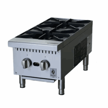 24" 4 Burner NG/LP Countertop Hot Plate, Hot Zone 100,000 BTU